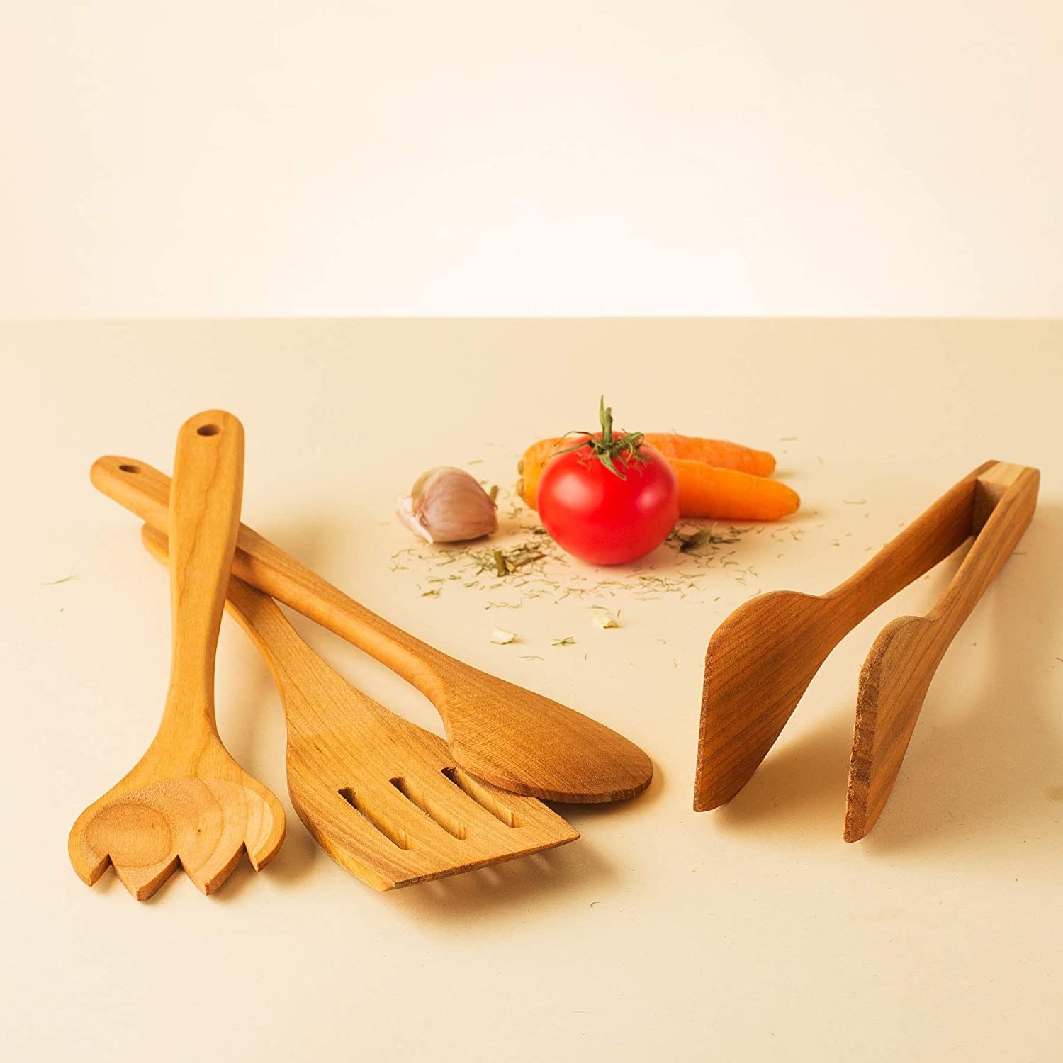 Cherry Wood Cooking Set » tuuli.si